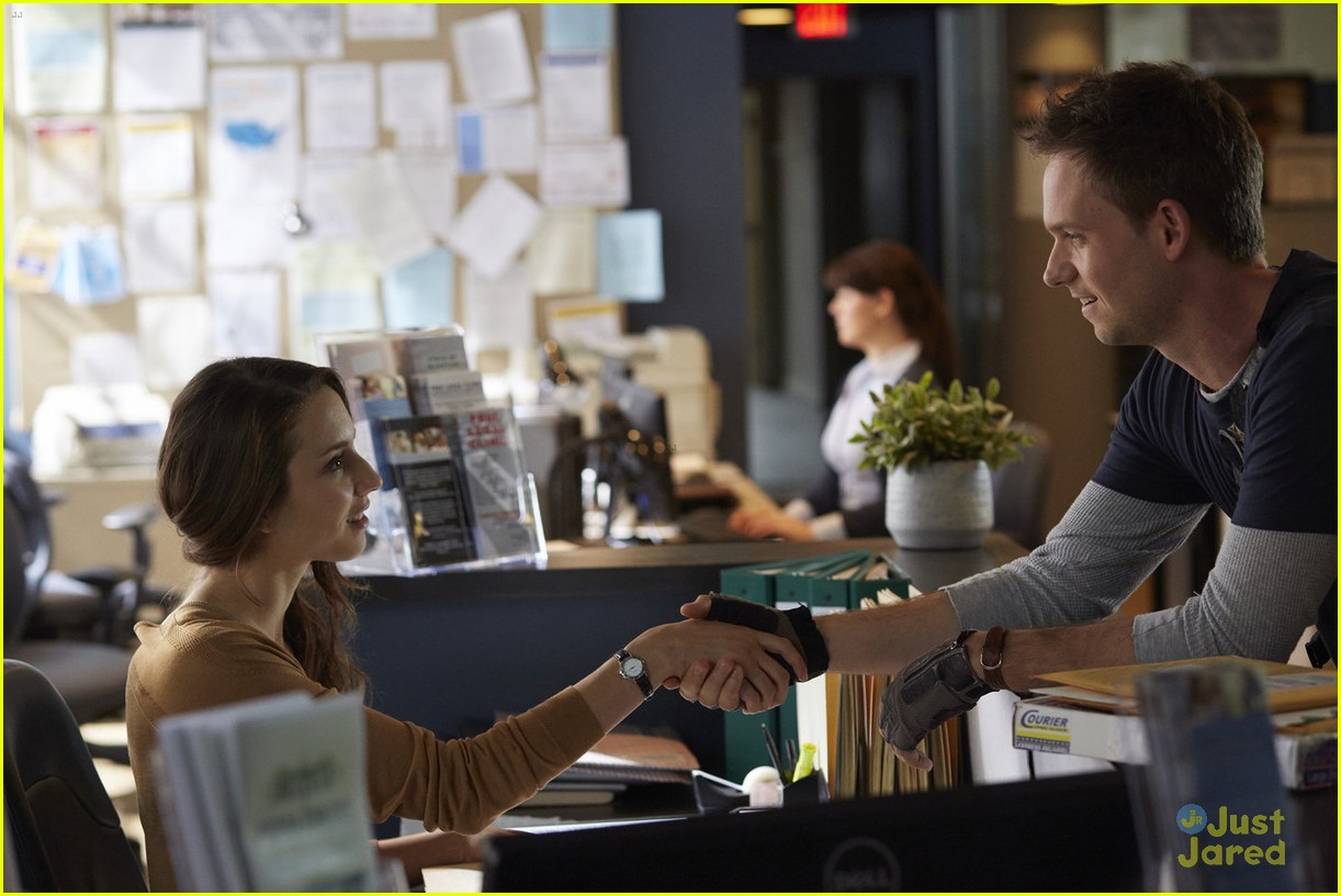 Troian Bellisario Kisses Real-Life Fiance Patrick J. Adams in New ...