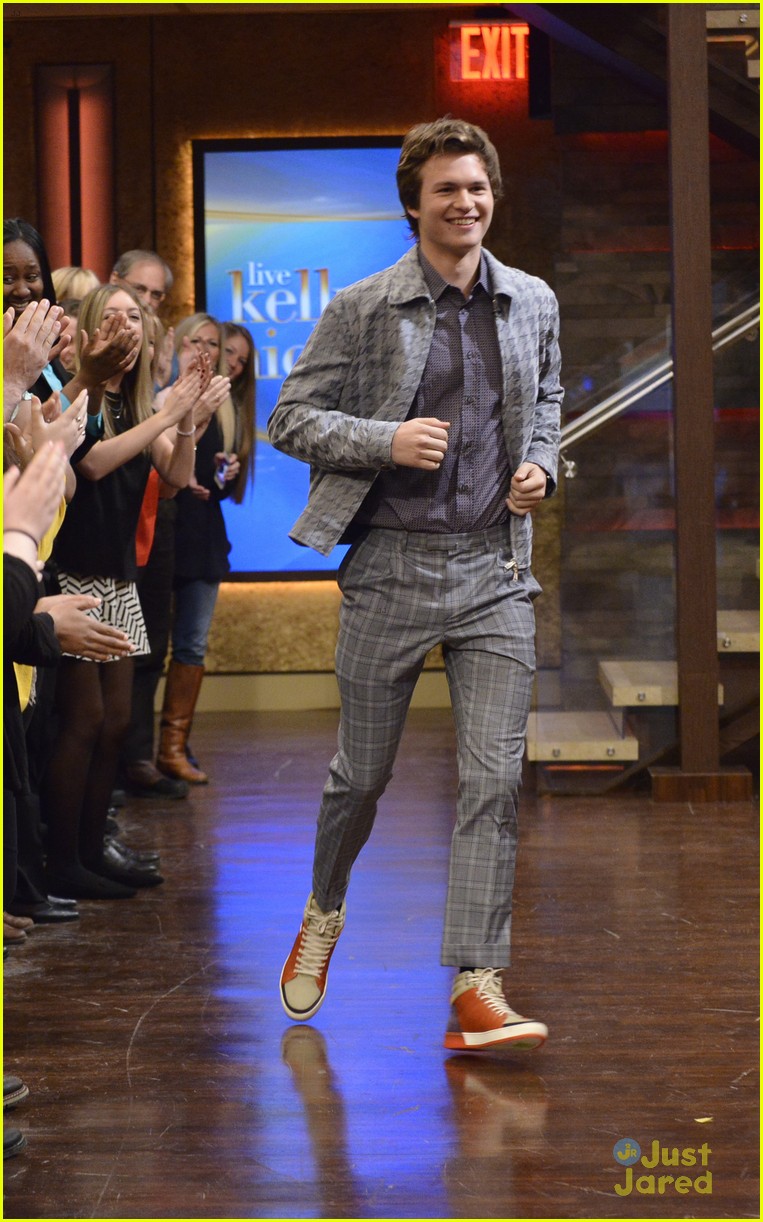 Ansel Elgort Talks About His Stellar Basketball Skills on 'Kelly ...