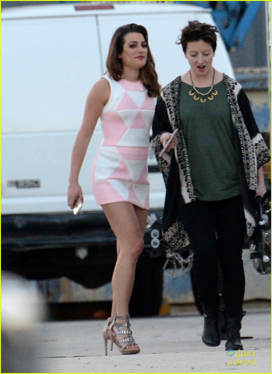 Lea Michele Gets To Work On Scream Queens Photo 790036 Photo Gallery Just Jared Jr