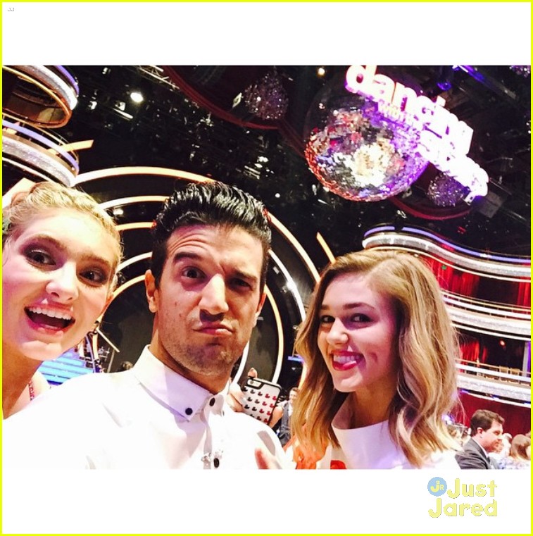 Willow Shields & Mark Ballas Get Support From Sadie Robertson at 'DWTS ...