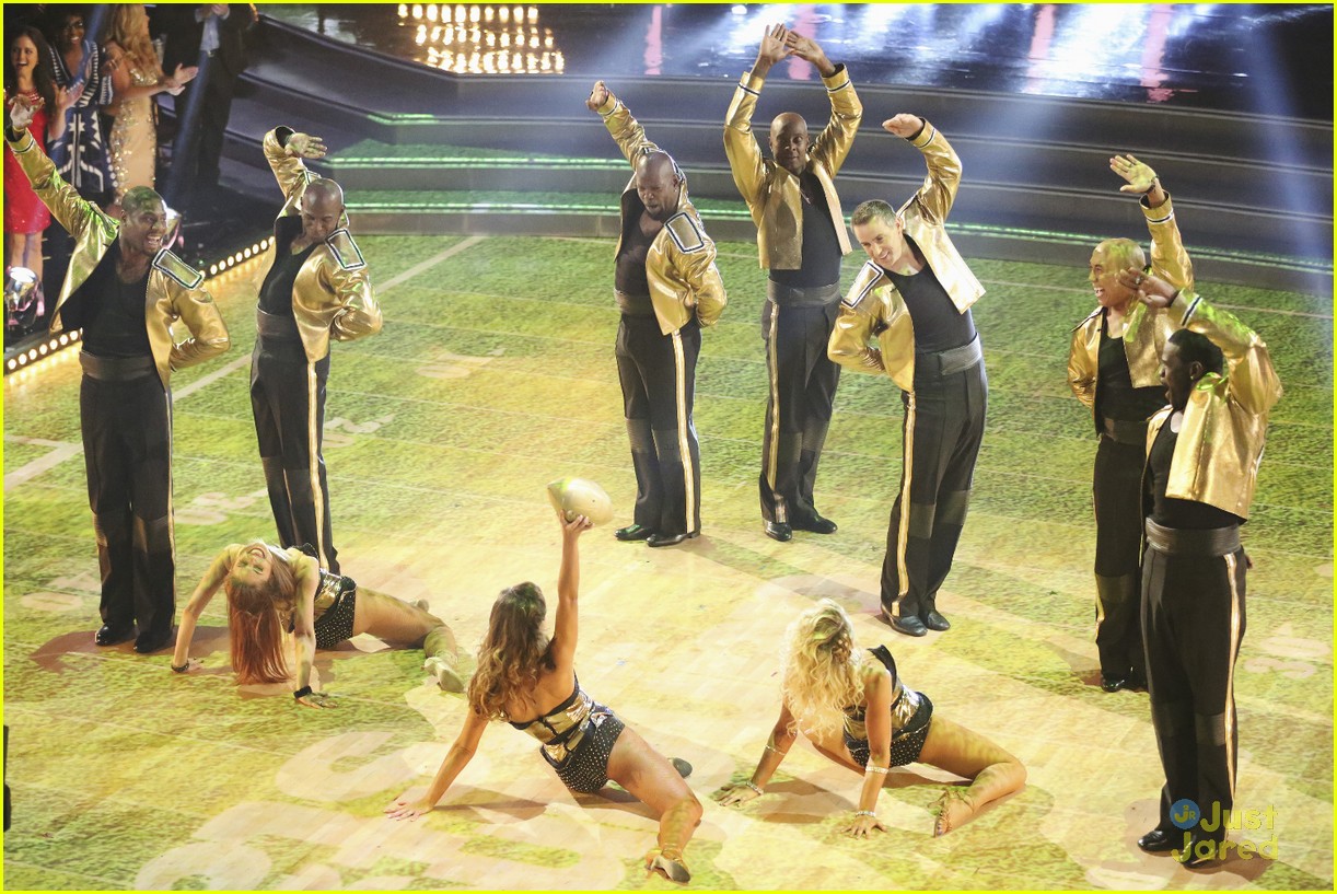 Full Sized Photo of football takes over ballroom dwts 10th special 03 ...