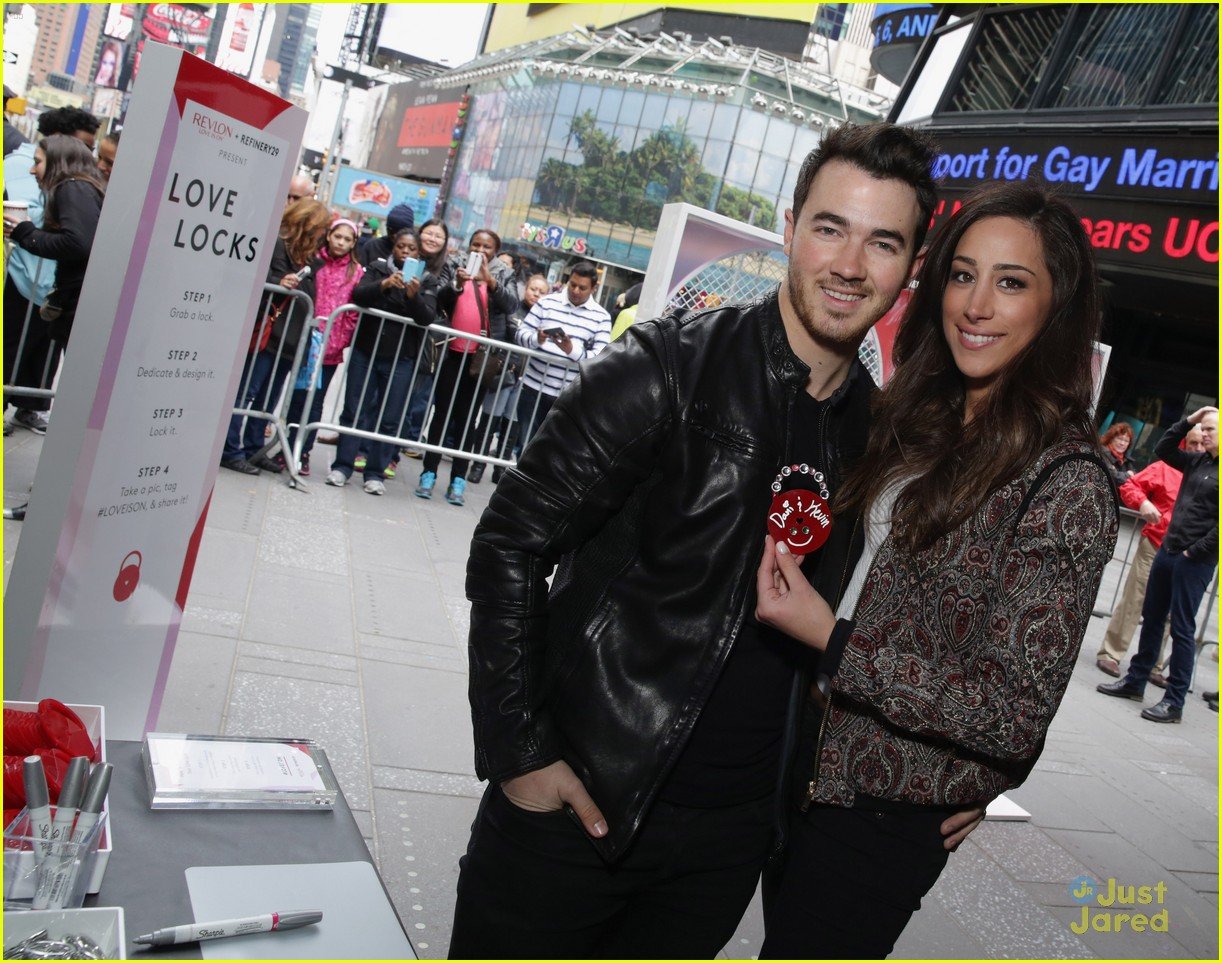 Danielle & Kevin Jonas Kick Off National Lover's Day With Revlon ...