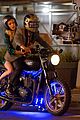 Emma Roberts Goes Sparkling Green For ‘Nerve’ Motorcycle Scene | Emma ...