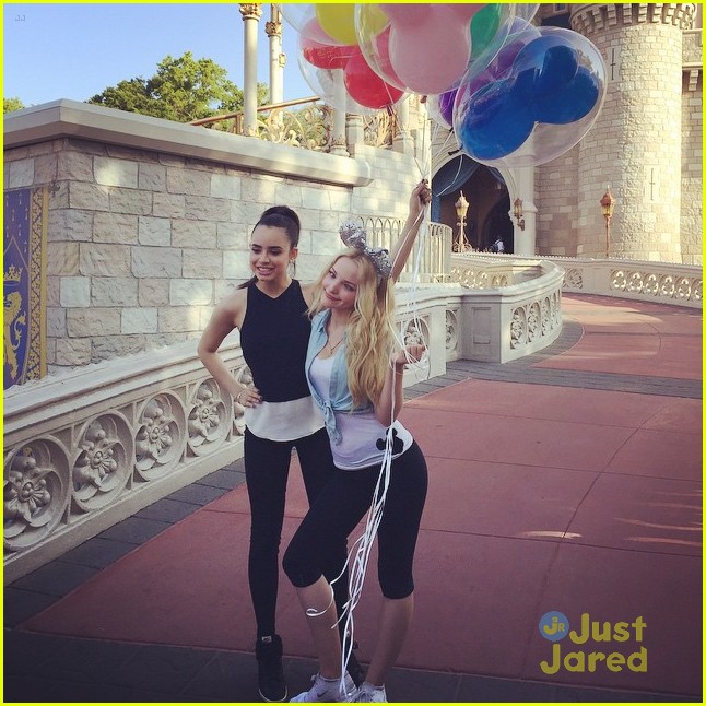 Dove Cameron & Sofia Carson Meet Their 'Descendants' Parents at Walt ...