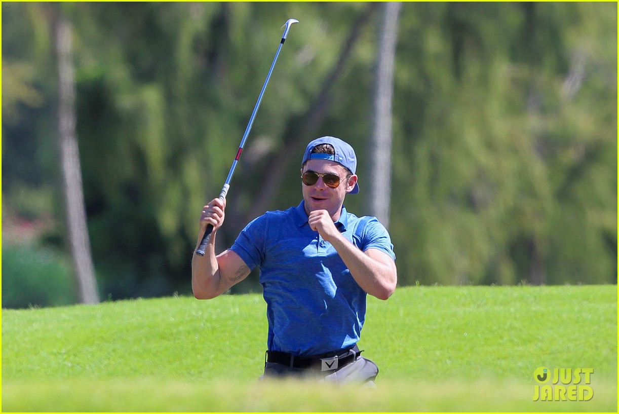 Zac Efron Gets in a Round of Golf On His Day Off! | Photo 823188 ...