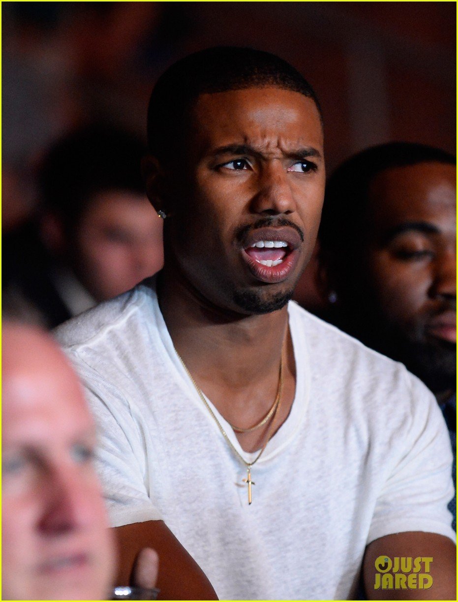 Full Sized Photo of michael b jordan matt lauria boxing vegas 26 ...