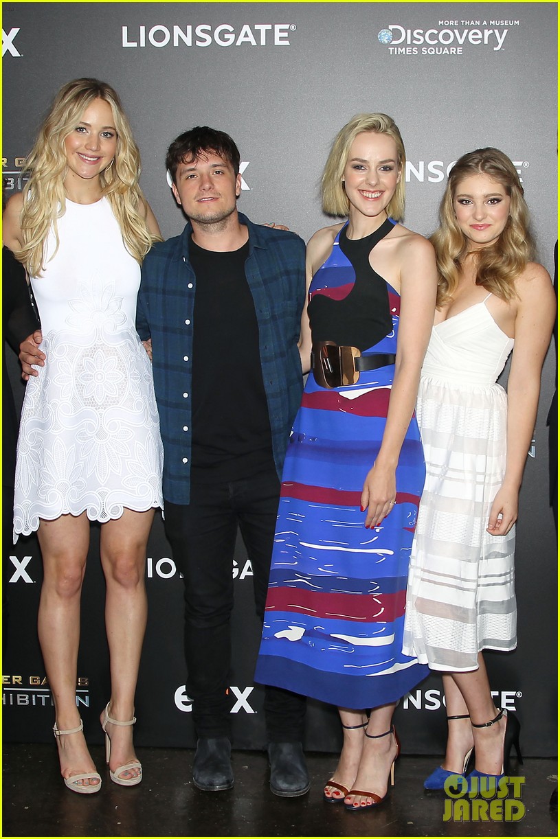 Full Sized Photo of jennifer lawrence reunites hunger games cast ...