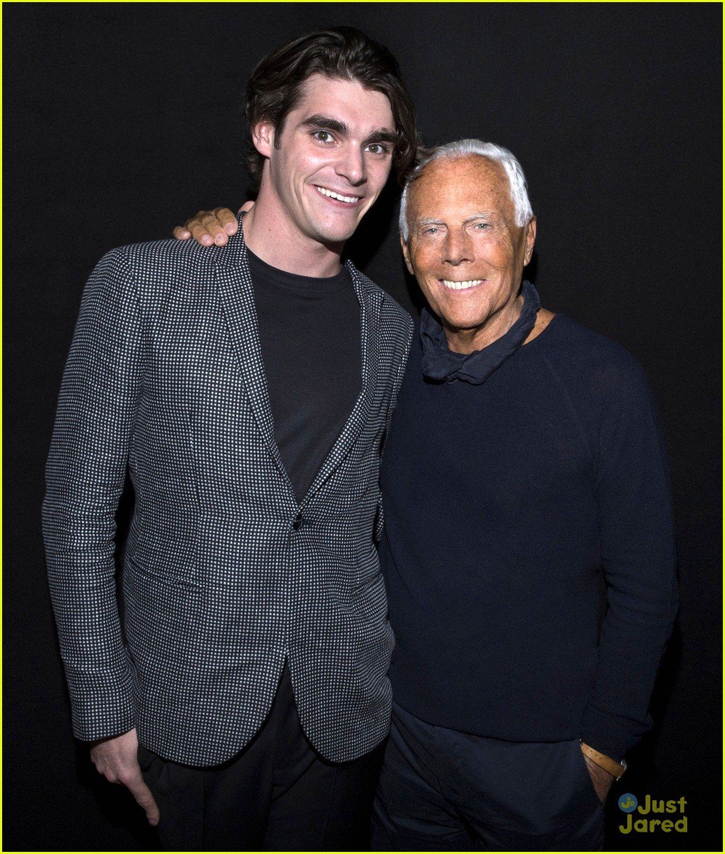 Full Sized Photo of rj mitte milan fashion week triumph play 01 | RJ ...