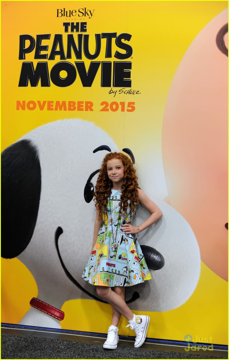 Francesca Capaldi Wears 'Peanuts' Comic Strip Dress To Comic-Con 2015 ...