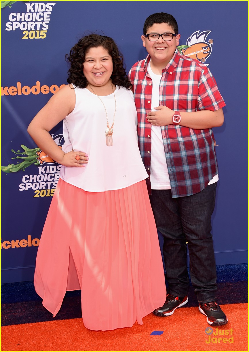 Raini Rodriguez & Brother Rico Hit Nickelodeon's Kids Choice Sports ...