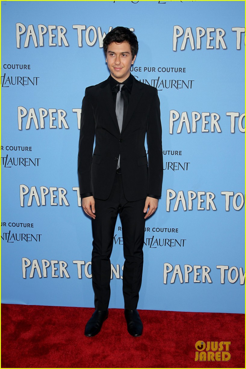 Nat Wolff Attends 'Paper Towns' Premiere with Halston Sage! | Photo ...