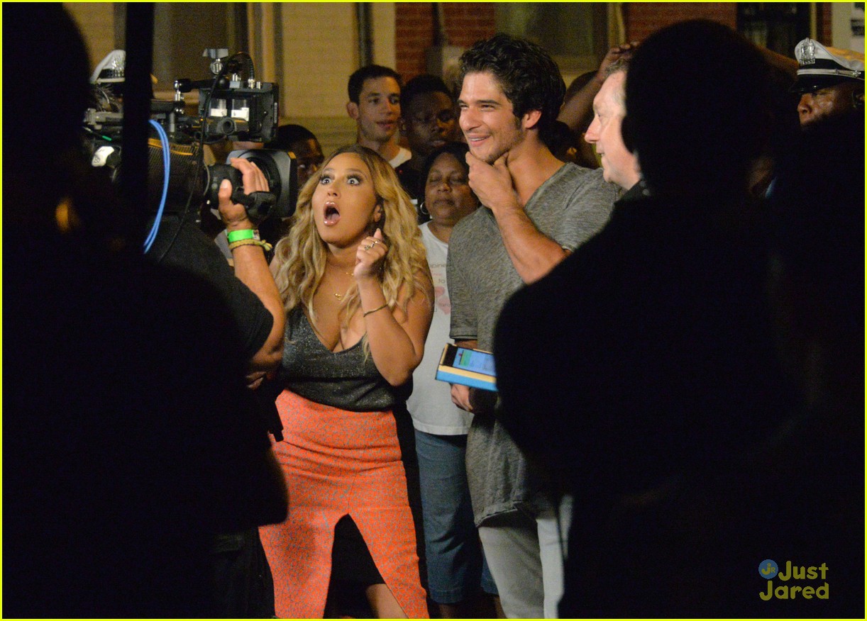 Tyler Posey & Adrienne Bailon Take Over Philadelphia For 'Knock Knock ...