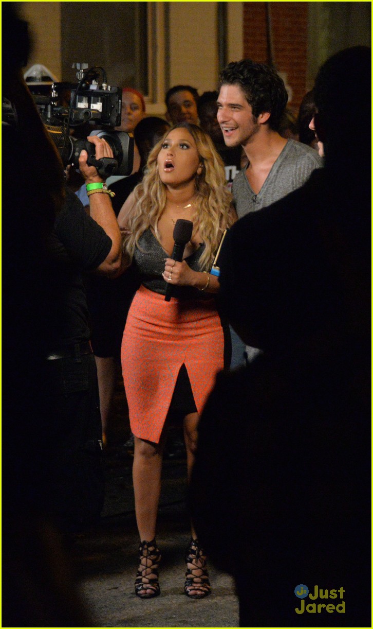 Tyler Posey & Adrienne Bailon Take Over Philadelphia For 'Knock Knock ...