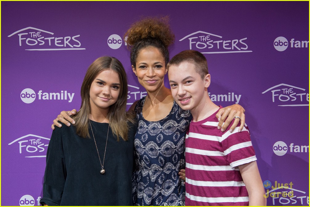 Maia Mitchell & Jonathan Sadowski Hit Up ABC Family Meet & Greet at D23 ...
