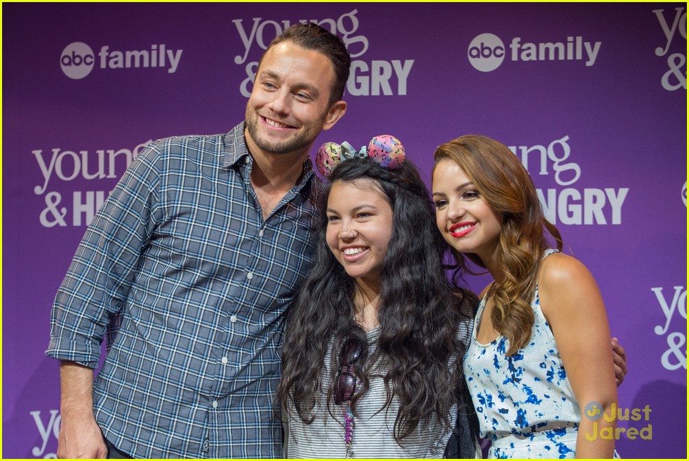 Maia Mitchell & Jonathan Sadowski Hit Up ABC Family Meet & Greet at D23 ...