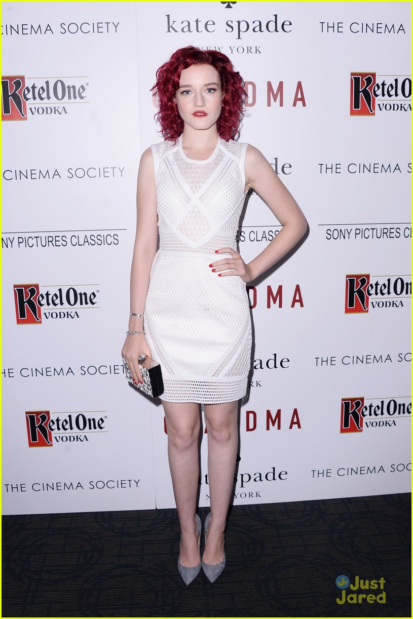 Julia Garner Shows Off Ruby Red Hair At 'Grandma' Premiere in NYC ...