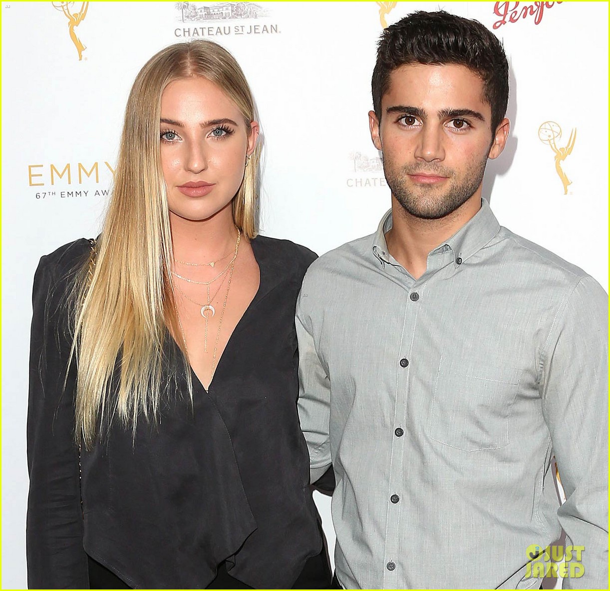 Max Ehrich & Veronica Dunne Couple Up For Pre-Emmys Cocktail Reception ...