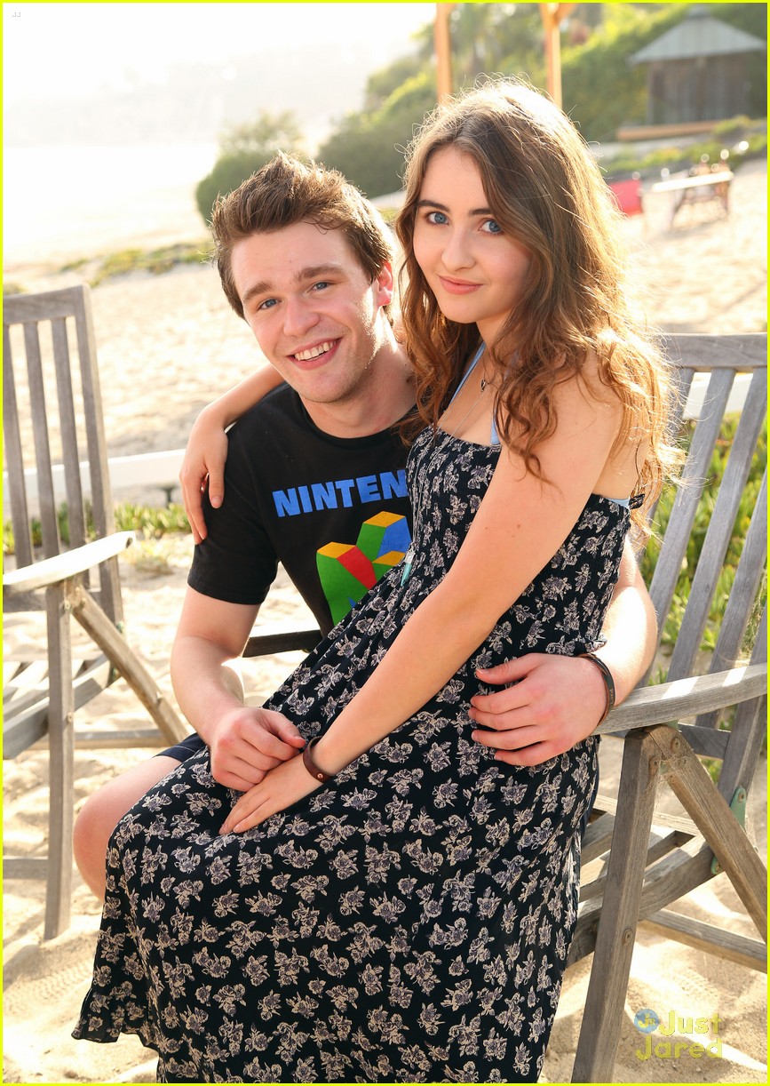 Olivia Holt Reunites With Leo Howard For Nintendo Themed 18th Birthday ...