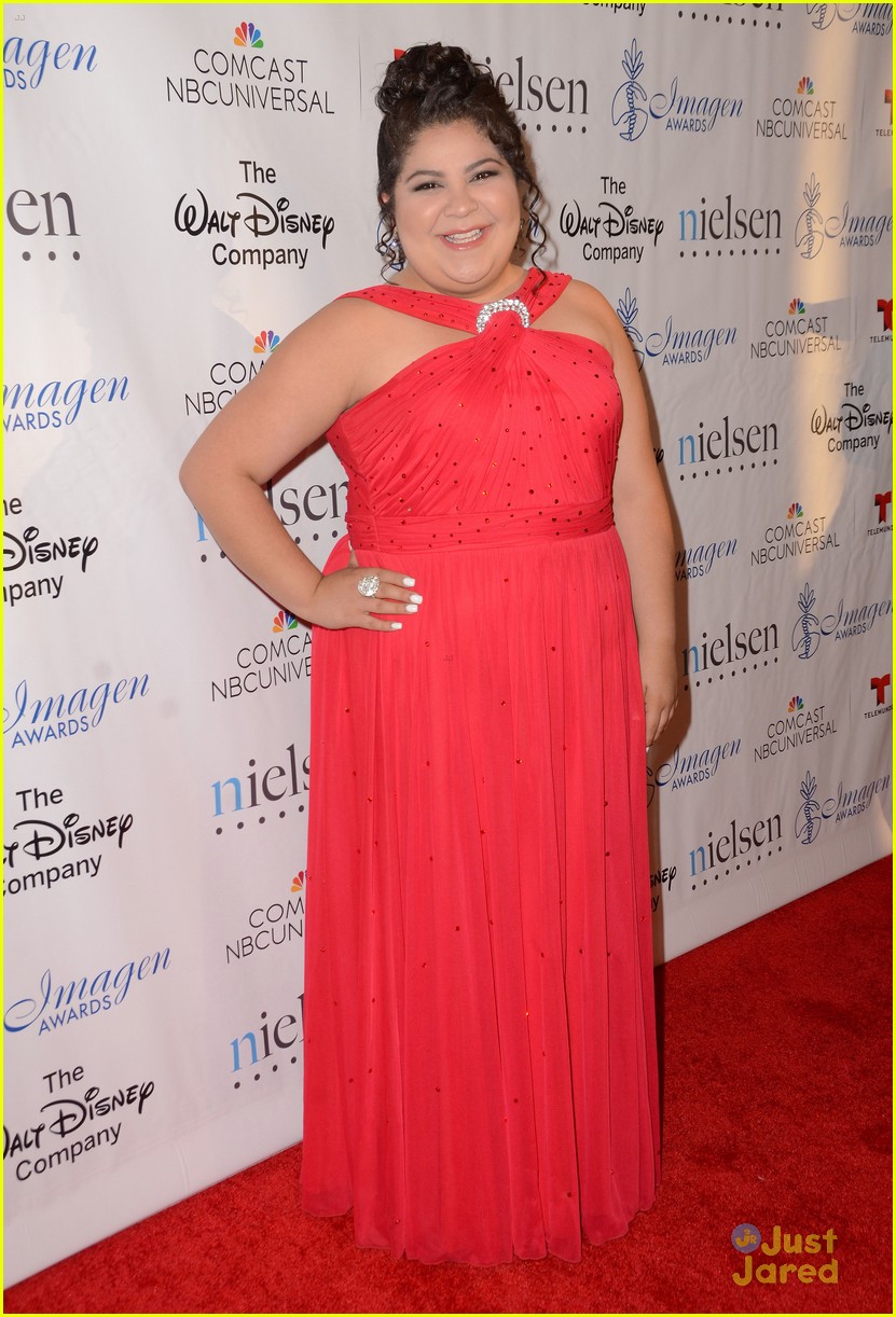 Sofia Carson & Raini Rodriguez Watch Rico Rodriguez Win At Imagen ...