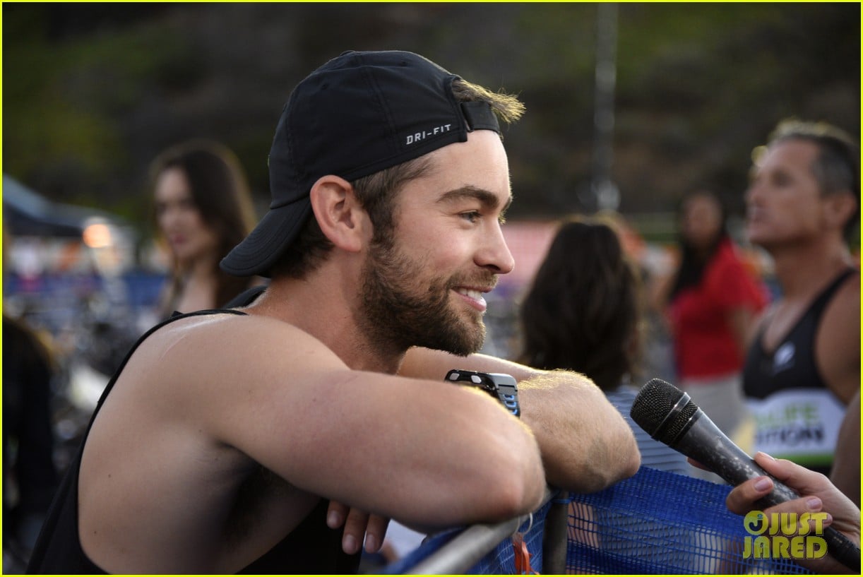 Chace Crawford Sweats it Out While Running Malibu Triathlon | Photo ...
