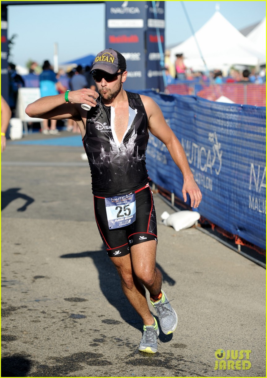 Chace Crawford Sweats it Out While Running Malibu Triathlon | Photo ...