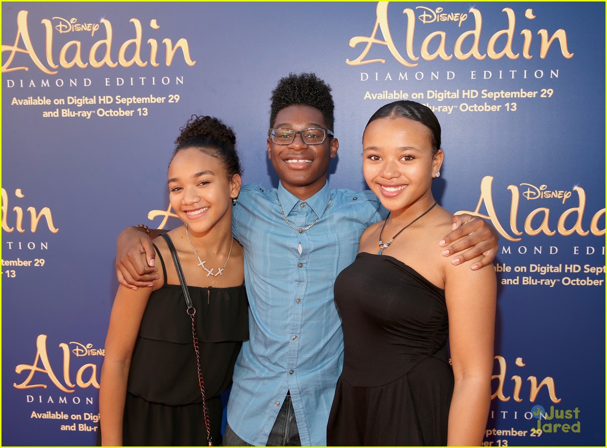 Joey Bragg & Audrey Whitby Couple Up For 'Aladdin' Special Screening ...