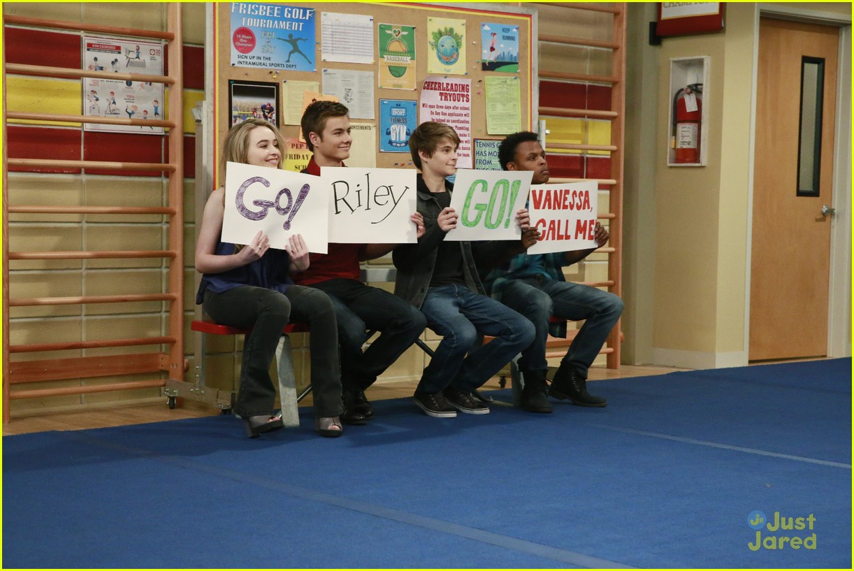 Full Sized Photo of riley try out cheer team girl meets world stills 04 ...