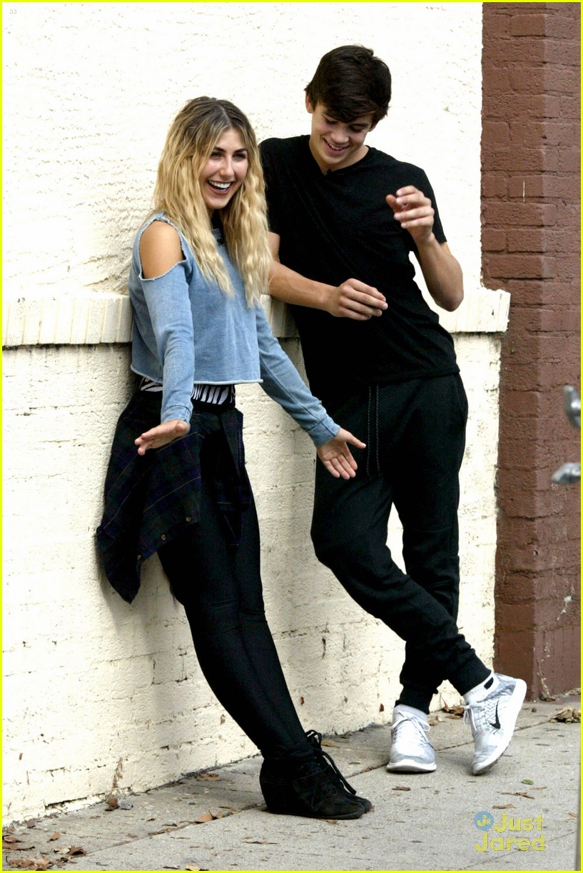 Emma Slater Puts The Spotlight On Shirtless Hayes Grier Outside The ...