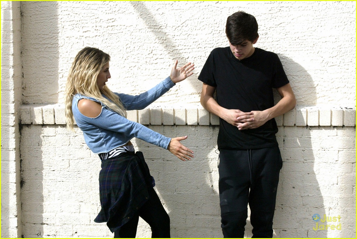 Emma Slater Puts The Spotlight On Shirtless Hayes Grier Outside The ...