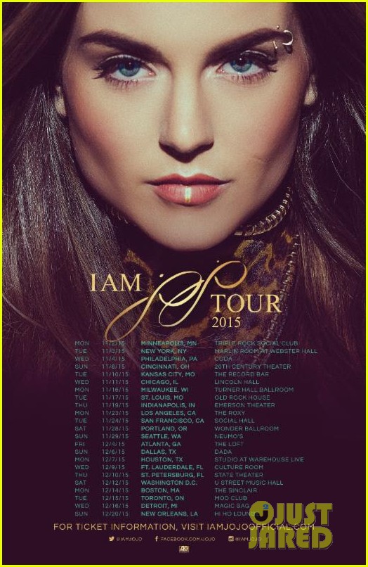 JoJo Announces Fall 2015 Headlining Tour! | Photo 875329 - Photo ...