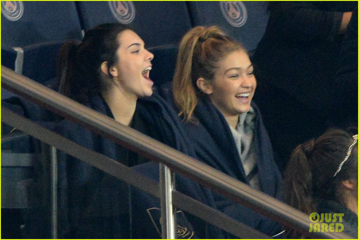 Kendall Jenner And Gigi Hadid Check Out Some Soccer In Paris Photo 875273 Photo Gallery