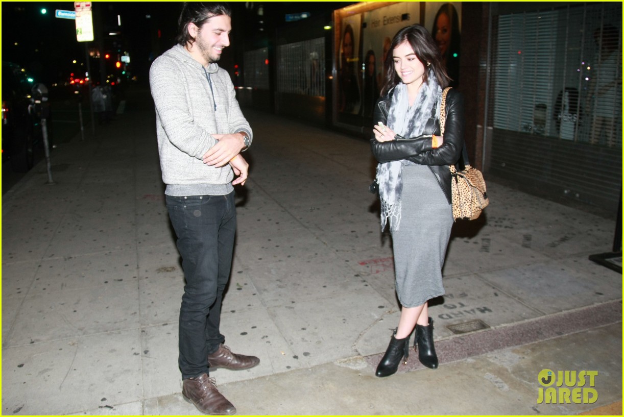 Lucy Hale & Boyfriend Anthony Kalabretta Have Date Night at Chris ...