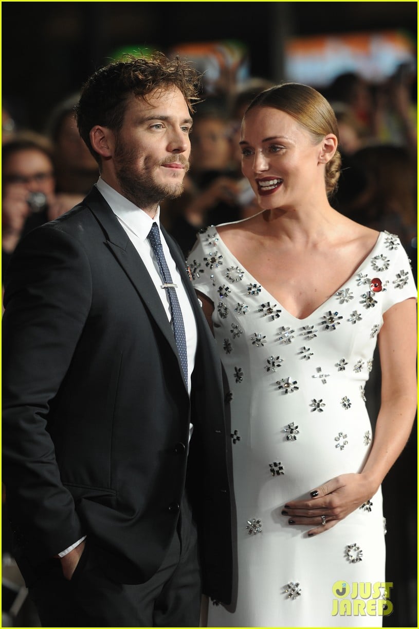 Full Sized Photo of sam claflin laura haddock pregnant hunger games ...
