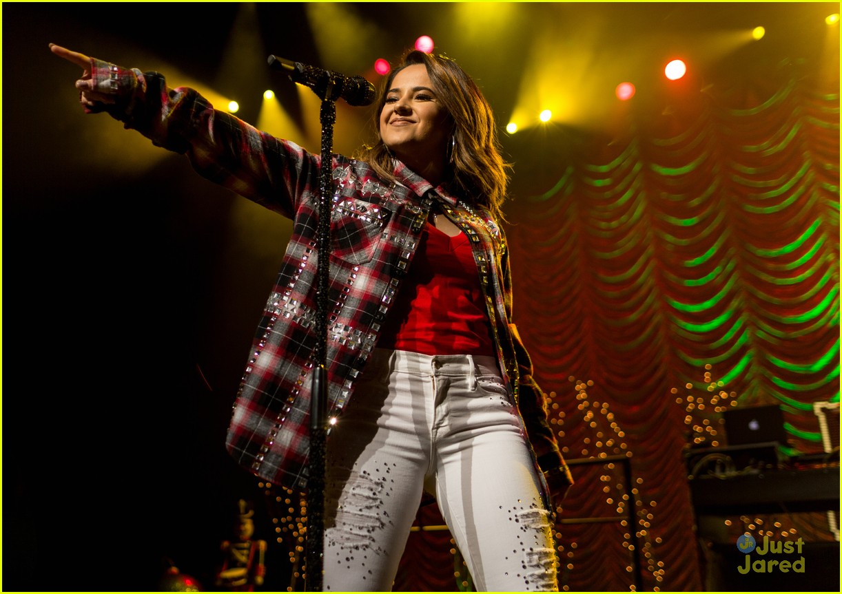 Becky G Adopts Jake Miller Into The Family at Rock The Red Kettle ...