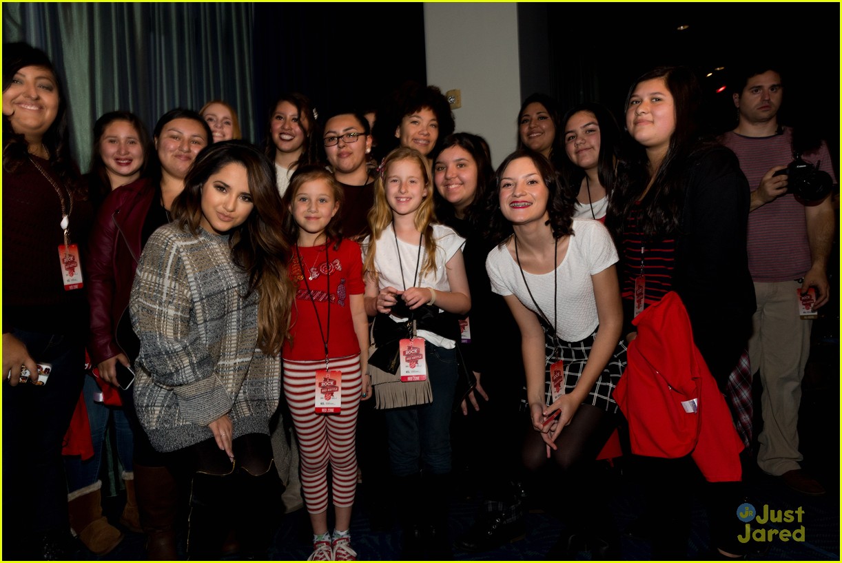 Becky G Adopts Jake Miller Into The Family at Rock The Red Kettle ...