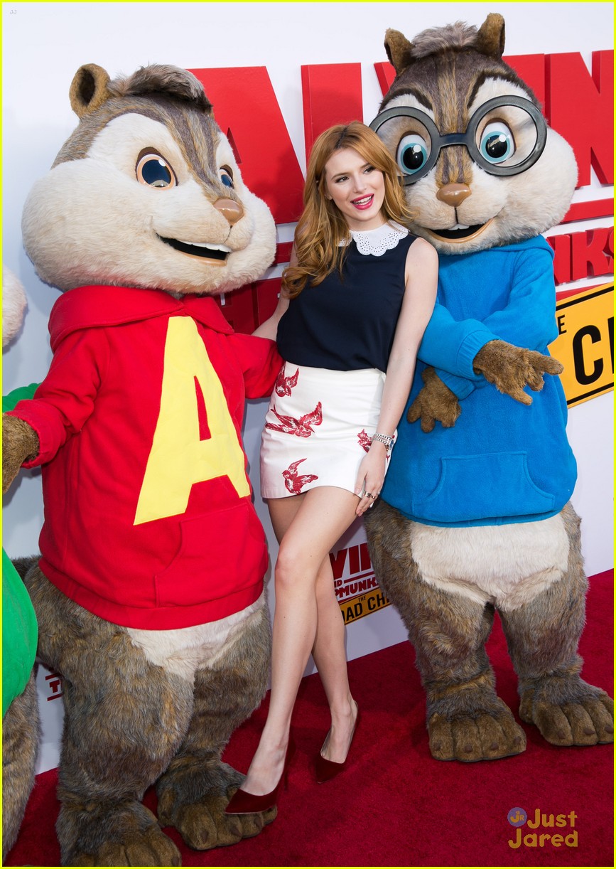 Full Sized Photo of bella thorne alvin chipmunks road chip premiere 10 ...