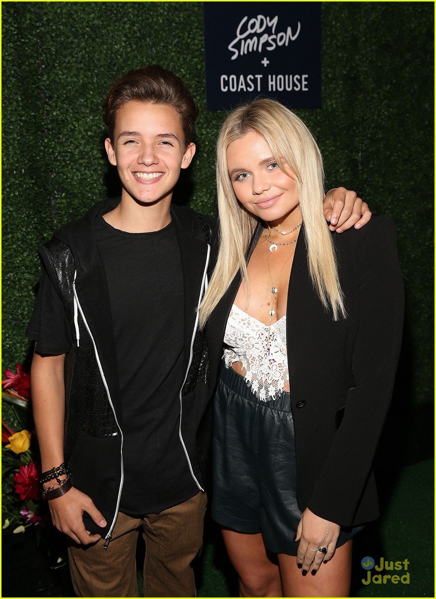 Alli Simpson Joins Brother Cody For Hollister's Holiday Carnival with ...