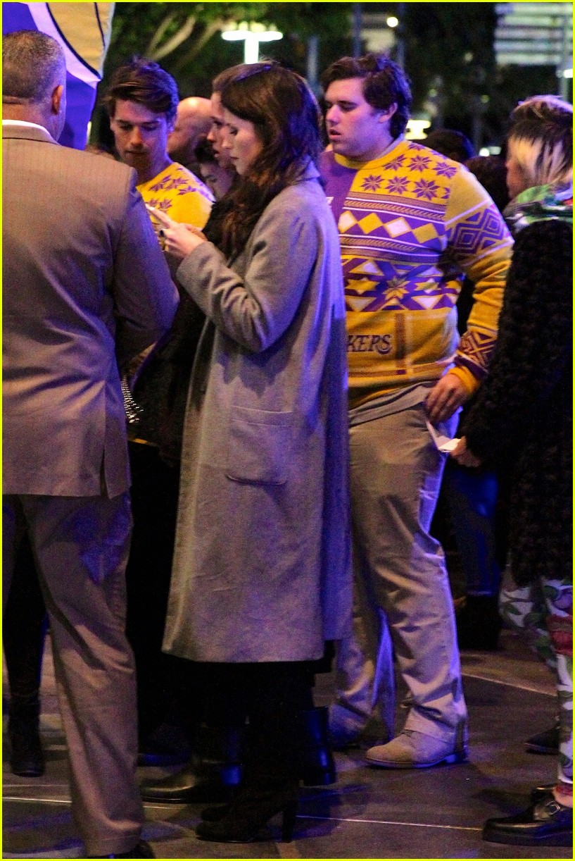 Full Sized Photo of patrick schwarzenegger maria shriver lakers game 07 ...