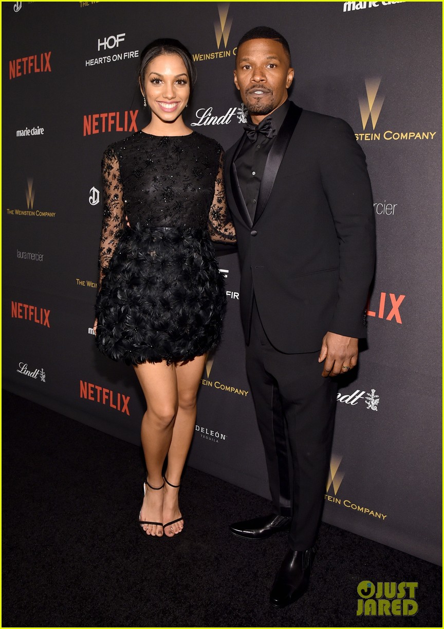 Corinne Foxx Parties With Dad Jamie at Golden Globes After-Party 2016 ...