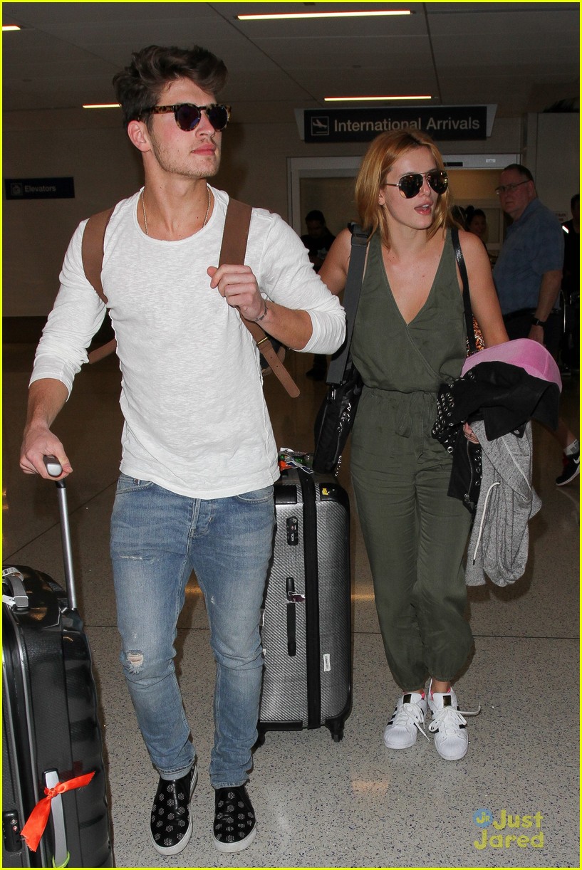 Bella Thorne & Gregg Sulkin Arrive Back In LA After Romantic Getaway To ...