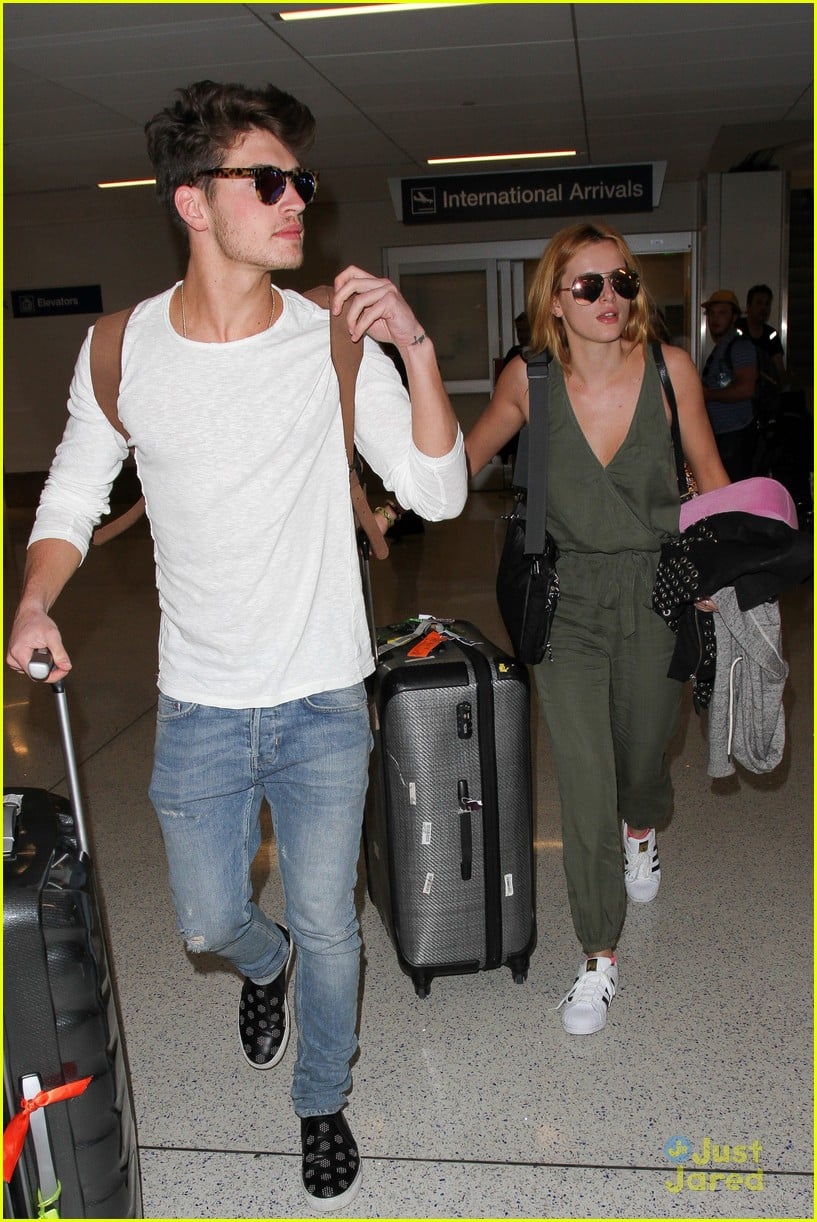 Bella Thorne & Gregg Sulkin Arrive Back In LA After Romantic Getaway To ...