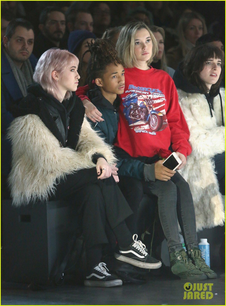 Sarah Snyder Sits on Boyfriend Jaden Smith's Lap for NYFW Show | Photo ...