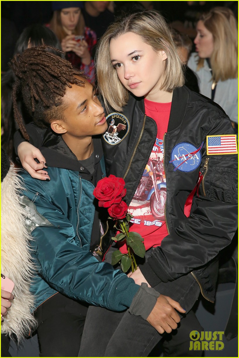Sarah Snyder Sits on Boyfriend Jaden Smith's Lap for NYFW Show | Photo ...