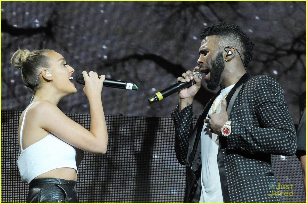 Little Mix Thank Jason Derulo After 'Secret Love Song' Performance in ...