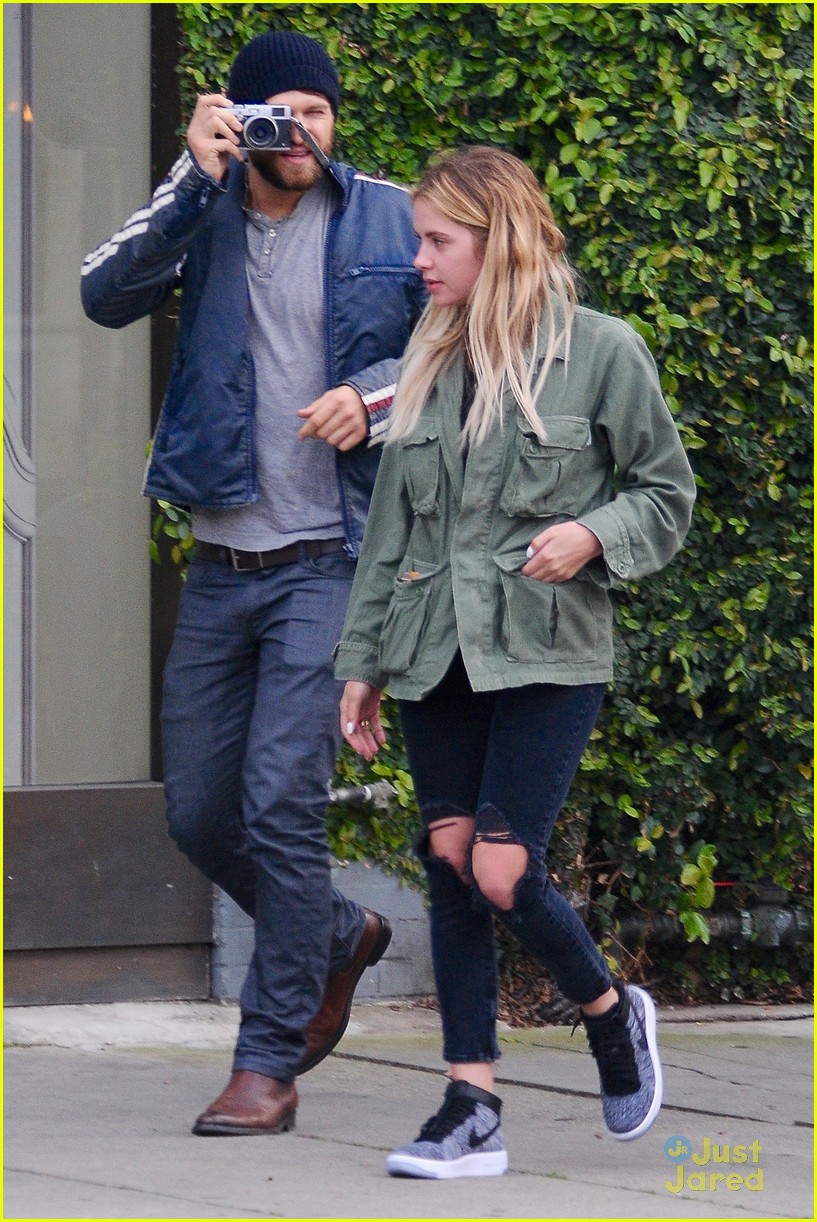 Full Sized Photo of ashley benson keegan allen lunch motorcycle ride 18 ...