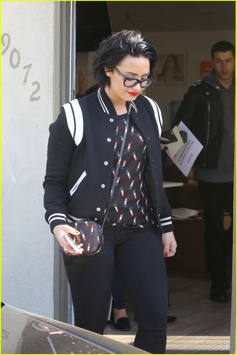 Demi Lovato & Nick Jonas Leave Studio Together Before Tour Kickoff ... Demi Lovato & Nick Jonas Leave Studio Together Before Tour Kickoff ...
