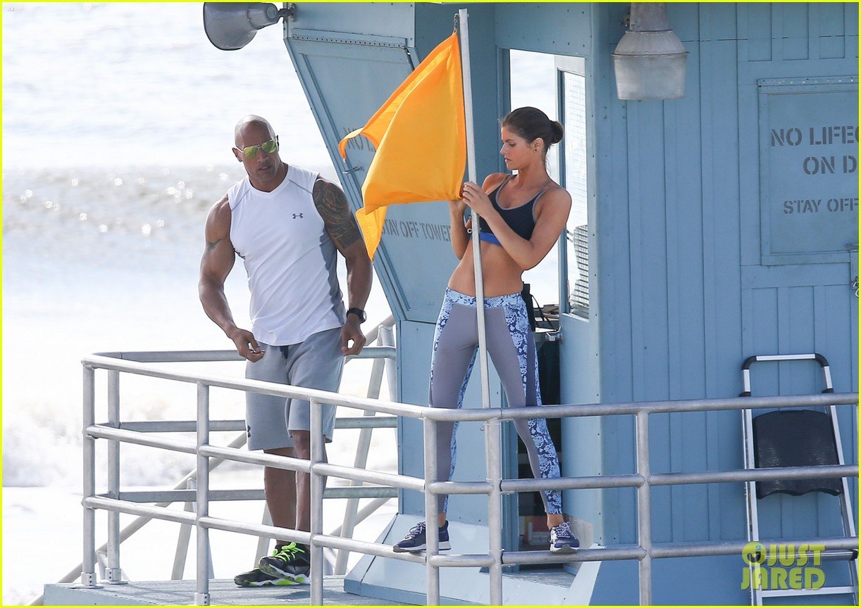 Full Sized Photo of zac efron alexandra daddario baywatch beach set 33 ...