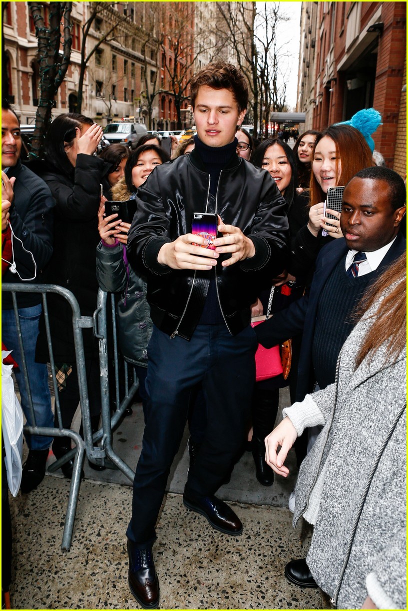 Ansel Elgort Tackles Live Dance Challenge on 'Live! With Kelly ...