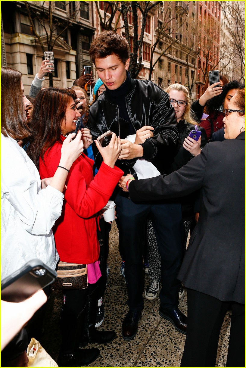 Ansel Elgort Tackles Live Dance Challenge on 'Live! With Kelly ...