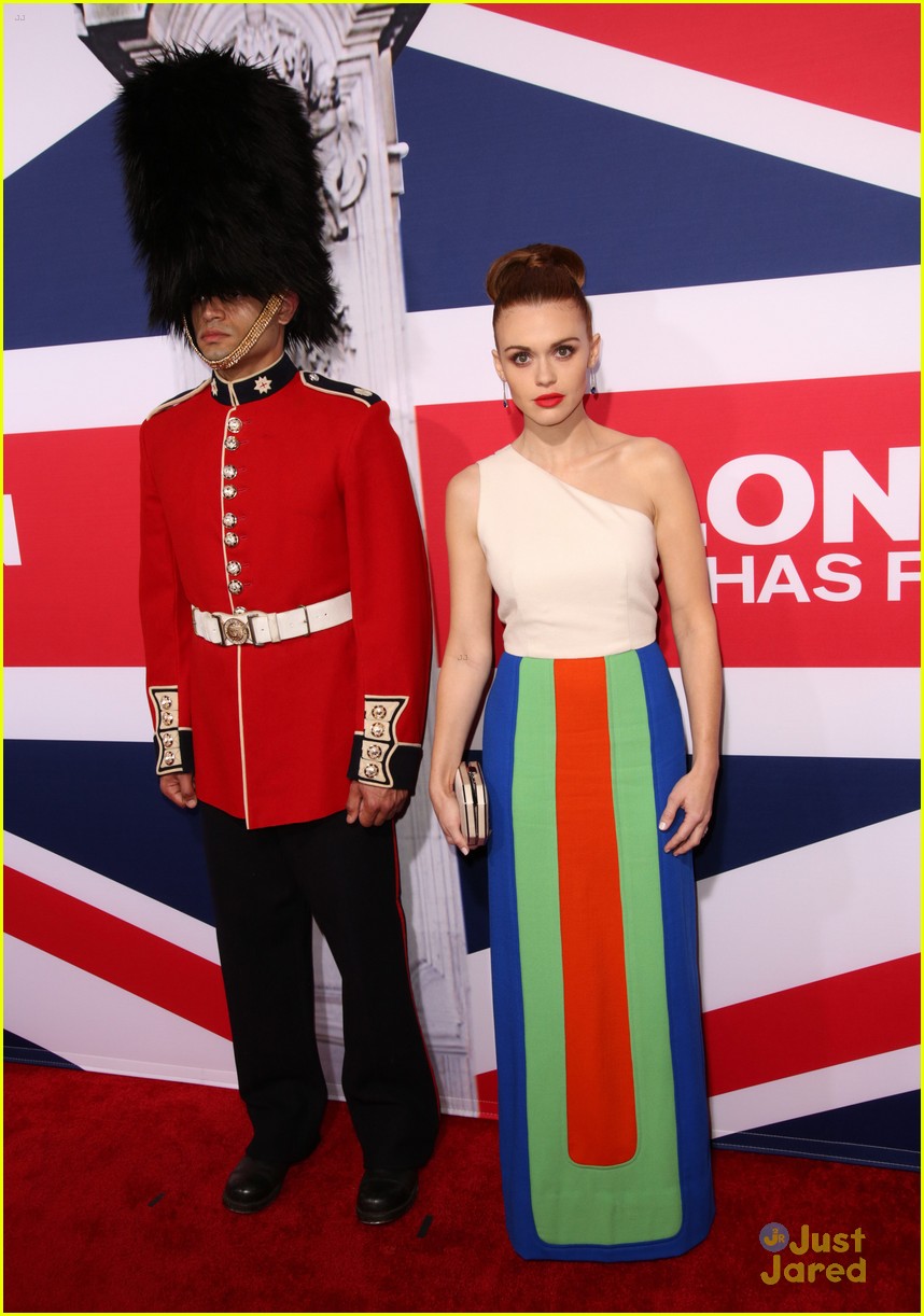Holland Roden Joins Aidan Alexander at 'London Has Fallen' Premiere ...